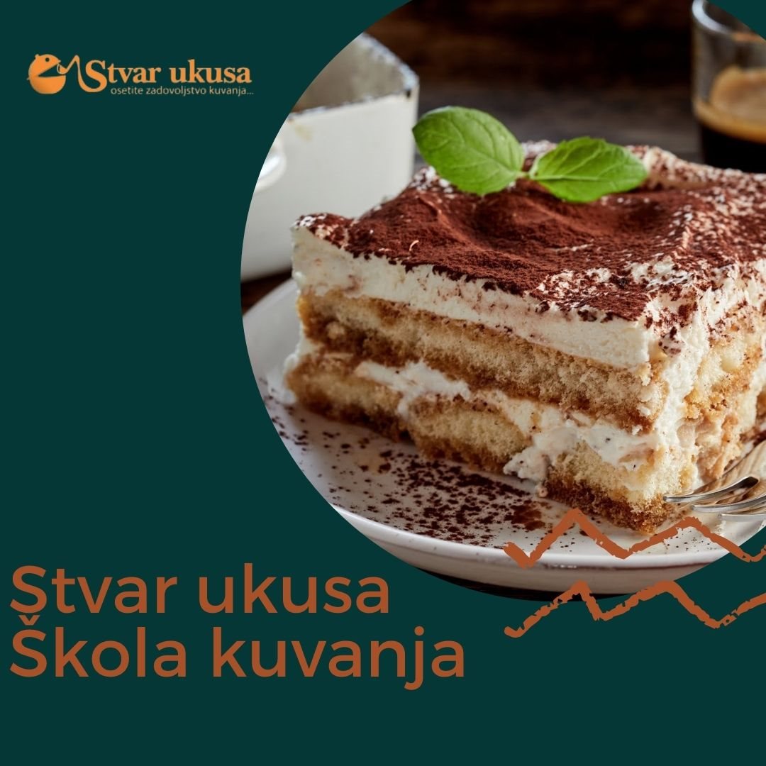 Stvar ukusa ŠKOLA KUVANJA: Recept za jednostavan kolač - TIRAMISU NA ...
