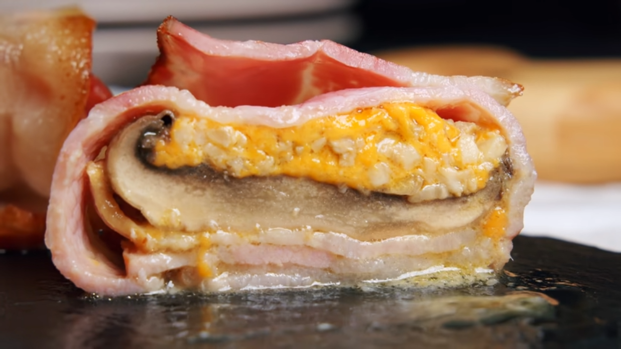 Recept za punjene pečurke urolane u slaninu | Stvar ukusa