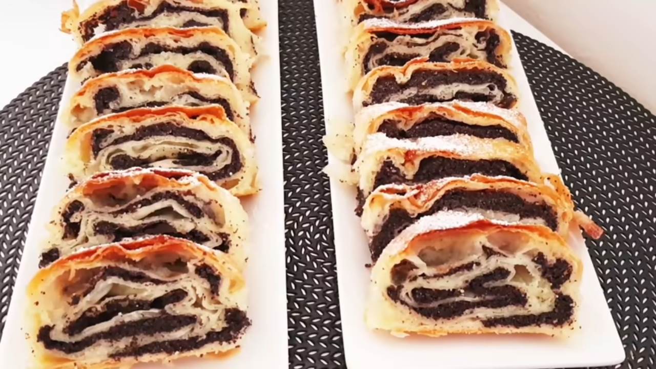 Štrudla sa makom od gotovih kora recept | Stvar ukusa