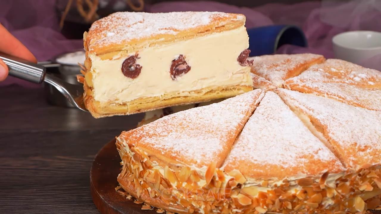 Napoleon torta sa višnjama recept | Stvar ukusa