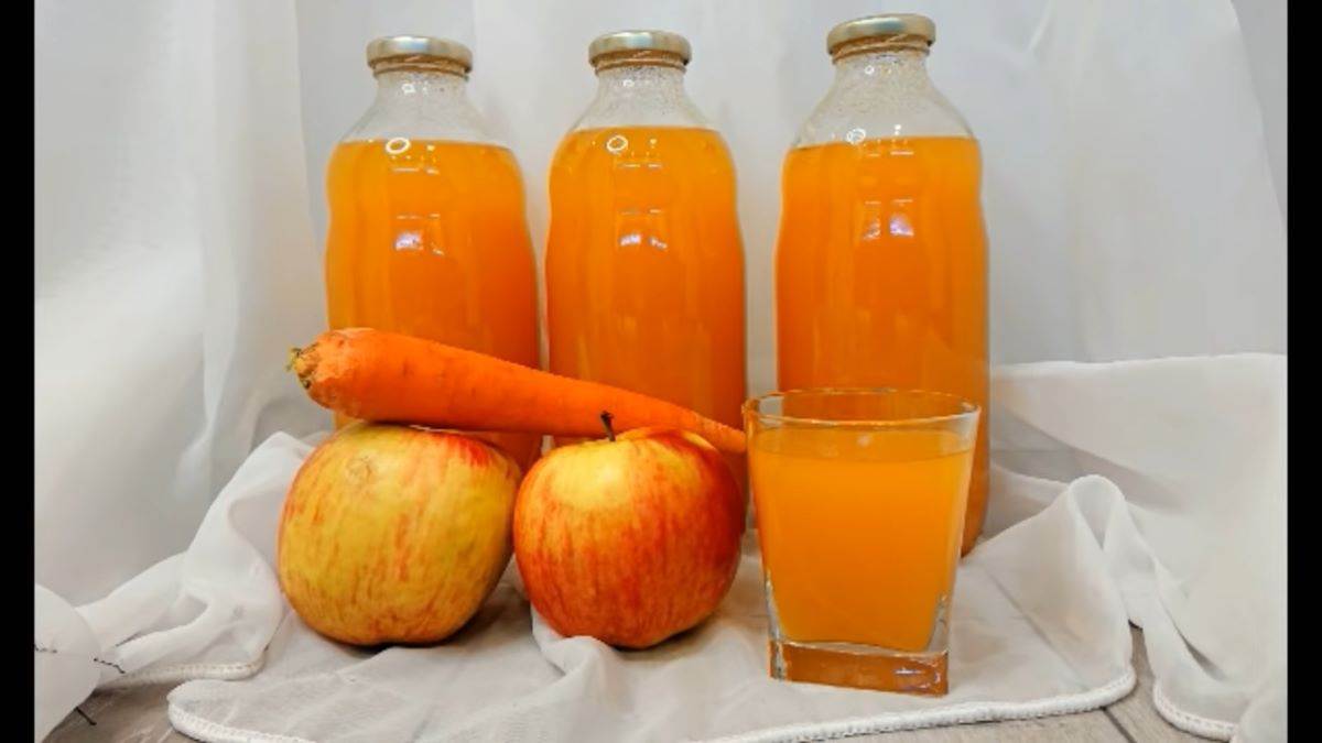 Domaći sok od šargarepe i jabuke recept | Stvar ukusa