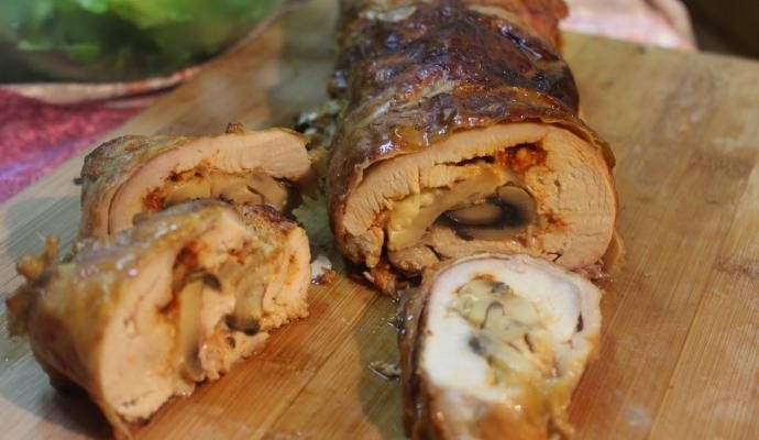 Pileći rolat sa šampinjonima | Stvar ukusa