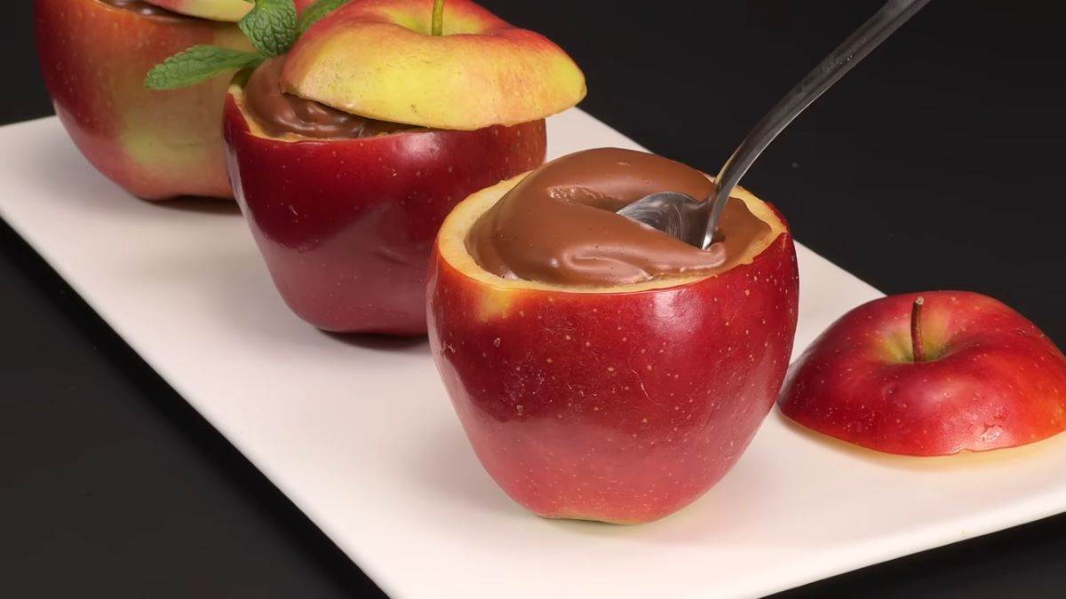 Recept za jabuke punjene čokoladom - bolje od tufahija | Stvar ukusa