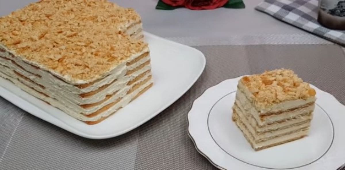 Kako se pravi napoleon torta bez pečenja recept | Stvar ukusa
