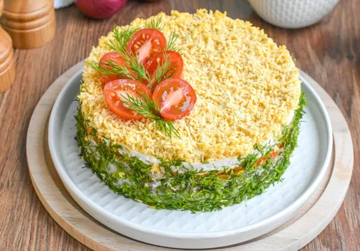 Kako se pravi mimoza salata recept | Stvar ukusa