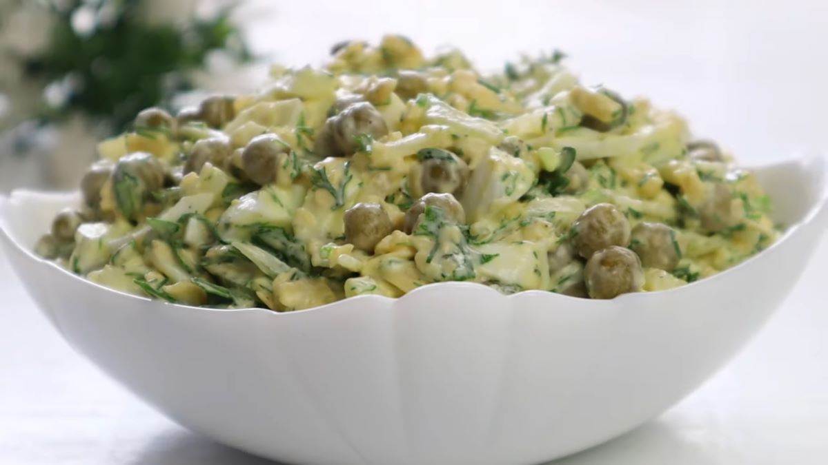 Recept za obrok salatu sa kuvanim jajima | Stvar ukusa