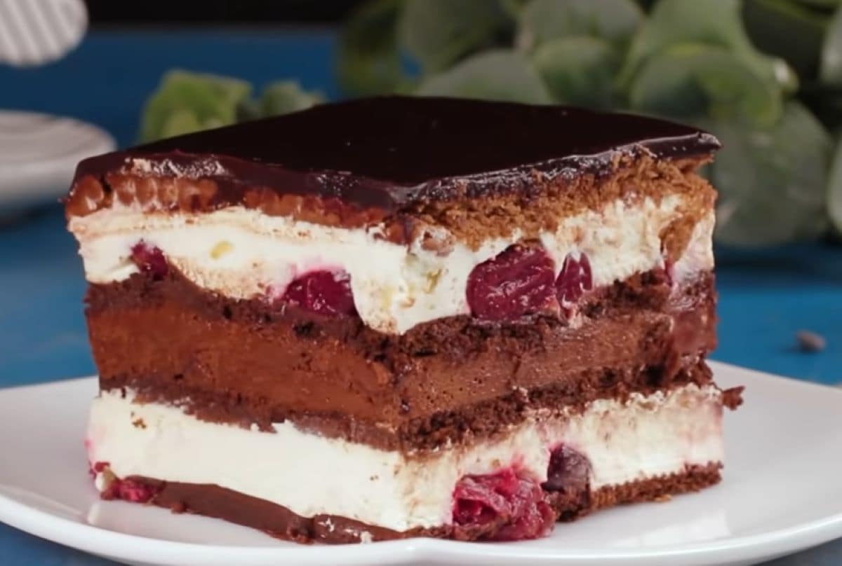 Recept za čokoladnu tortu sa višanjama bez pečenja | Stvar ukusa