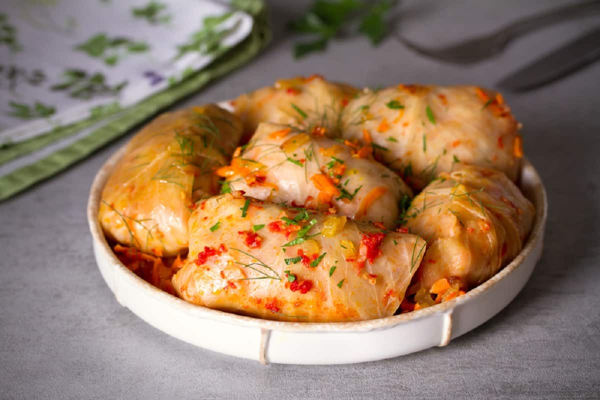 Posne sarme sa šampinjonima recept | Stvar ukusa