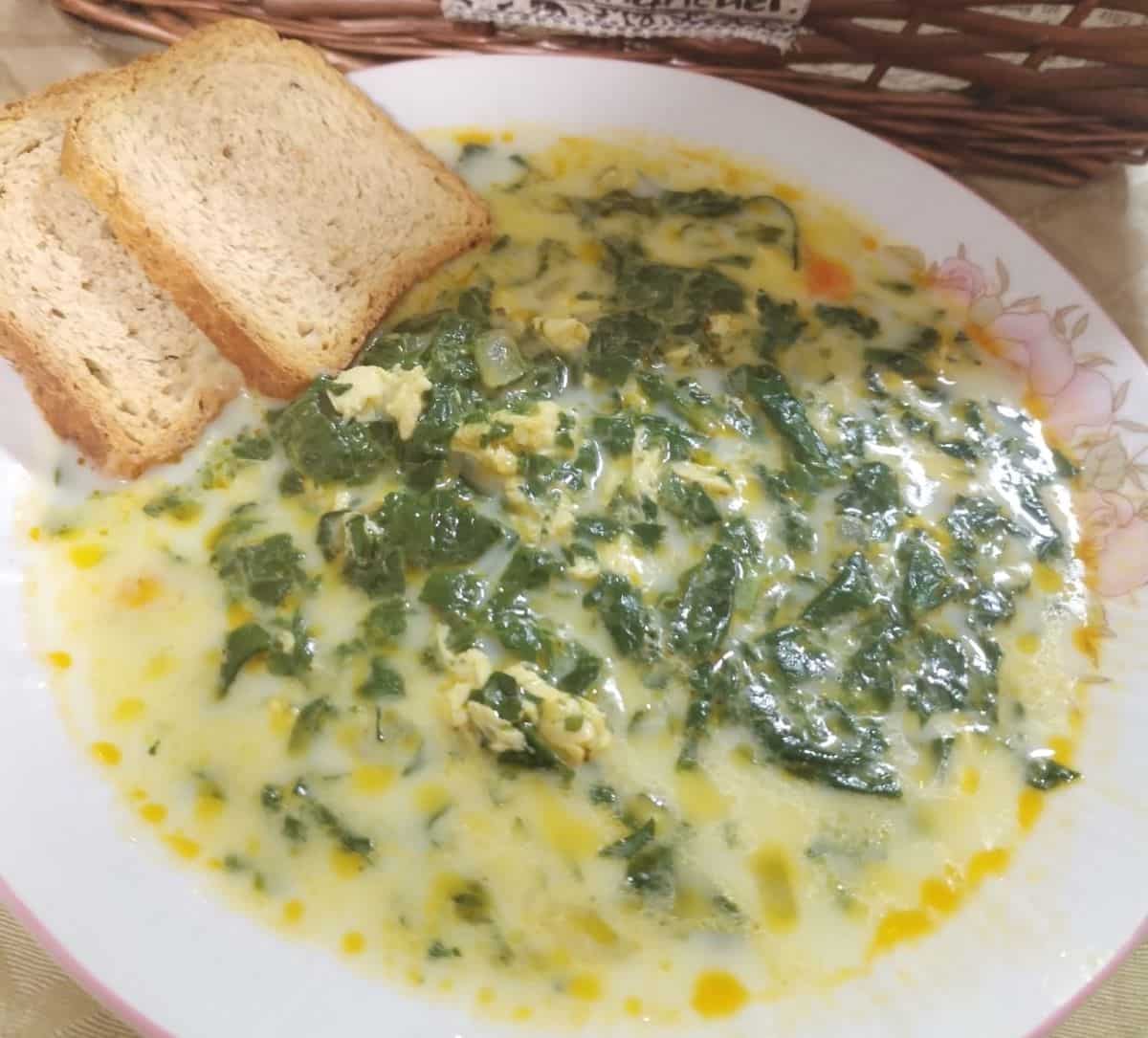 Kako se pravi čorba od spanaća i mleka recept | Stvar ukusa