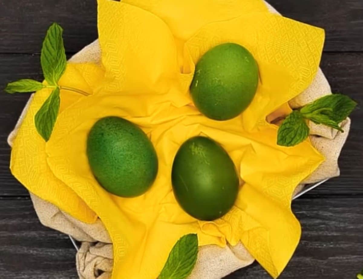 Farbanje jaja spanaćem i nanom - Uskrs 2024. godine | Stvar ukusa