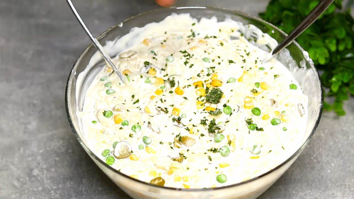 Recept za pasta salatu sa domaćim majonezom bez jaja | Stvar ukusa