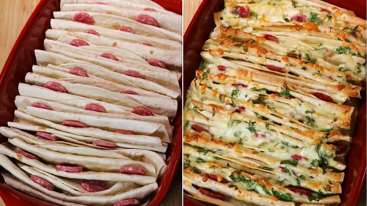 Tortilja lepeza sa jajima i čajnom kobasicom za doručak | Stvar ukusa